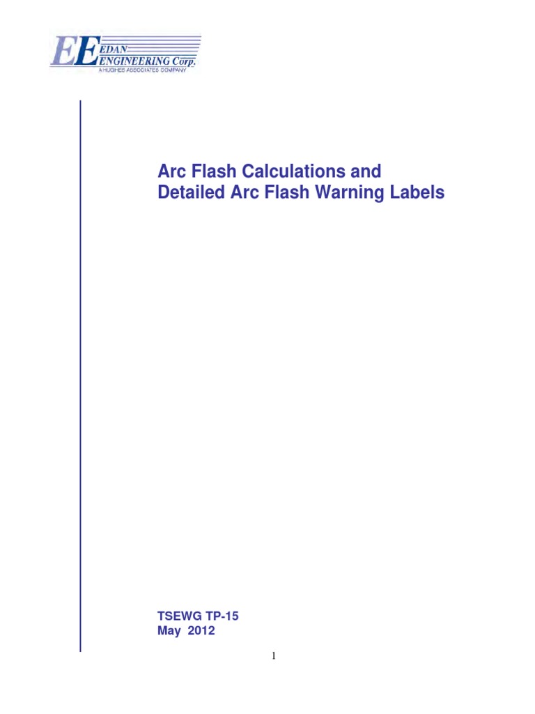 Arc Flash Calculation Example1 PDF | PDF | Electric Arc | Electric Power