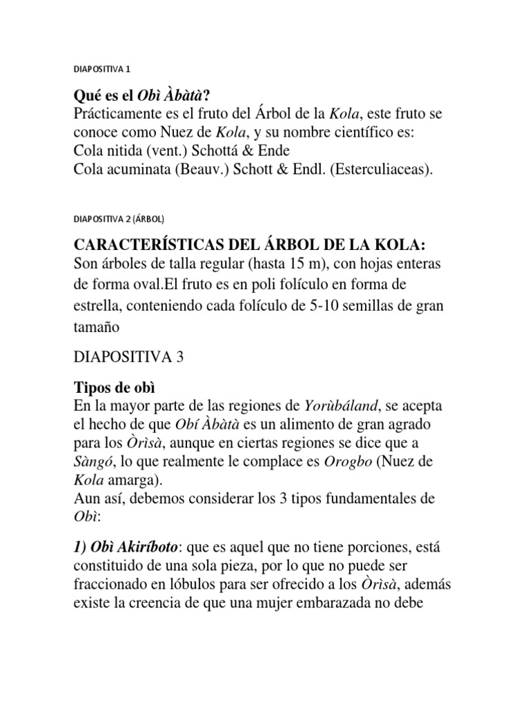 Qué Es El Obì Àbàtà?: Sàngó, Lo Que Realmente Le Complace Es Orogbo ...
