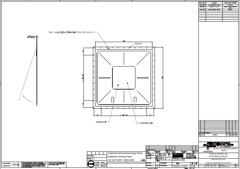 Explosion Venting Panel Explosionsdruckentlastungs-Panel | PDF