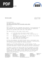 SL98-358 B&W Service Letter | PDF | Piston | Cylinder (Engine)