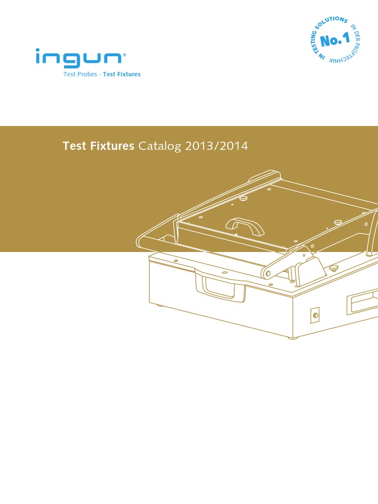 INGUN Test Fixtures Catalog 2013/2014 | PDF | Electrical Connector ...