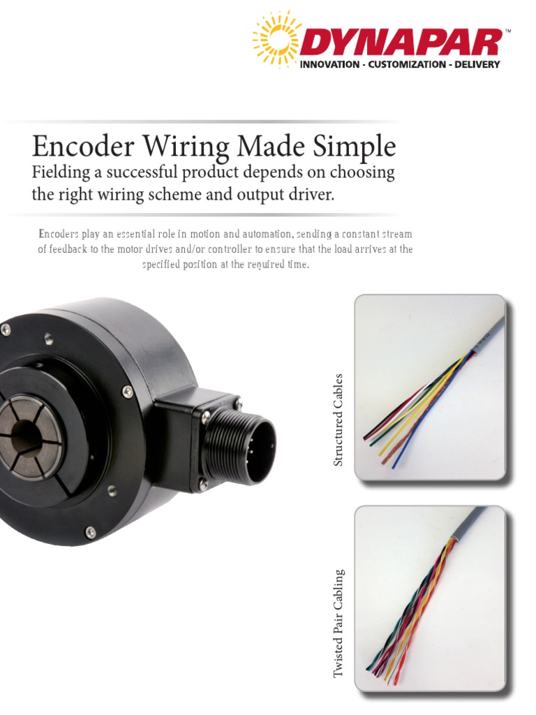 White Paper - Encoder Wiring Made Simple PDF | PDF | Coaxial Cable ...