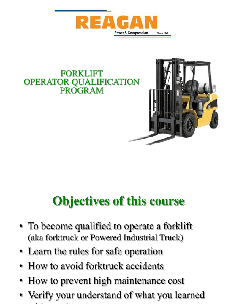 Forklift Ppt | Forklift | Truck