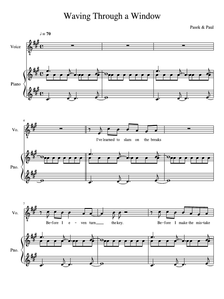 Waving Through A Window PDF | PDF