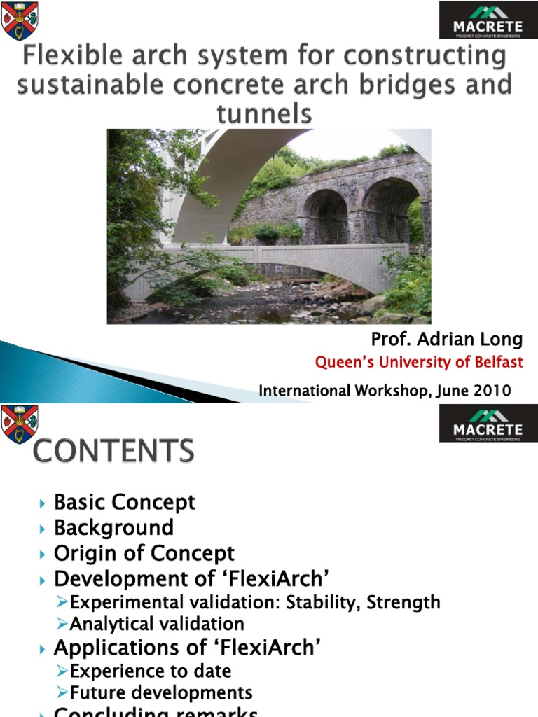 Flexiarch | PDF | Precast Concrete | Concrete
