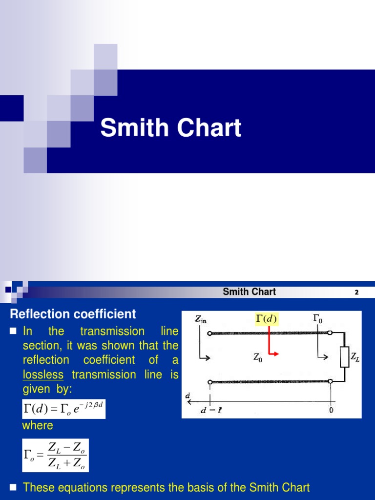 Smith Chart PDF | PDF | Transmission Line | Electrical Impedance