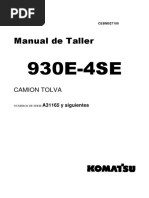 Manual Caex 930E-4 PDF | PDF | Camión | Neumático