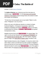 Antonio Pigafetta and Francisco Albo's Perspective About The First Mass ...