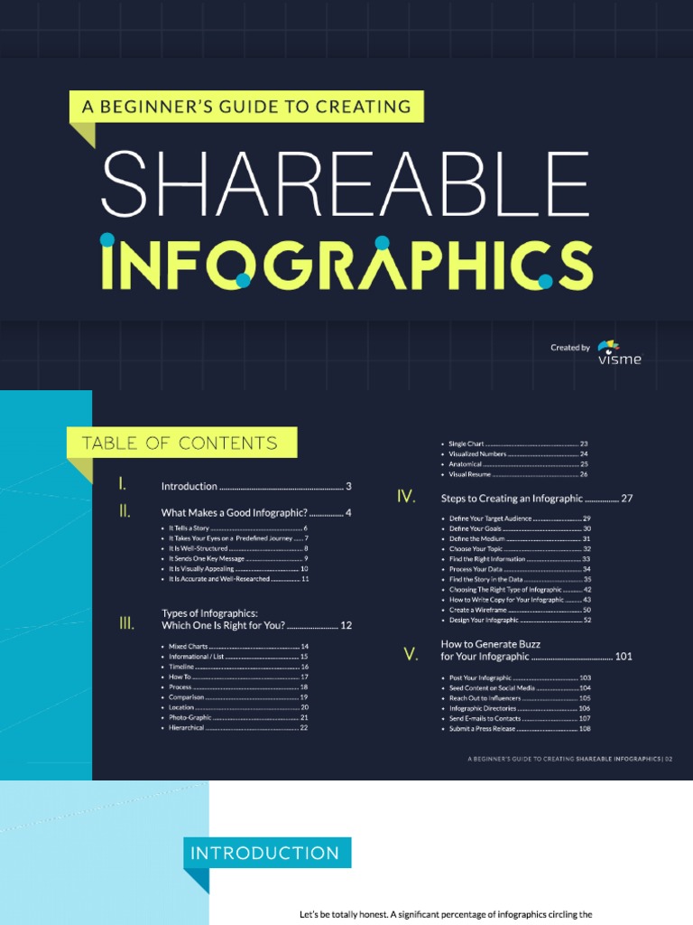 How To Make An Infographic - A Visual Guide For Beginners by Visme | PDF