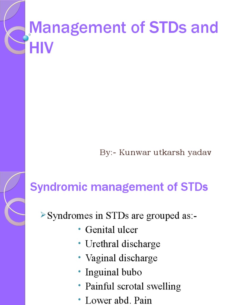 Management of Sexually Transmitted Diseases and Hiv Aids | PDF ...