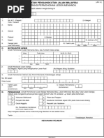 JPJL8 Borang Permohonan Pembaharuan Lesen GDL | PDF
