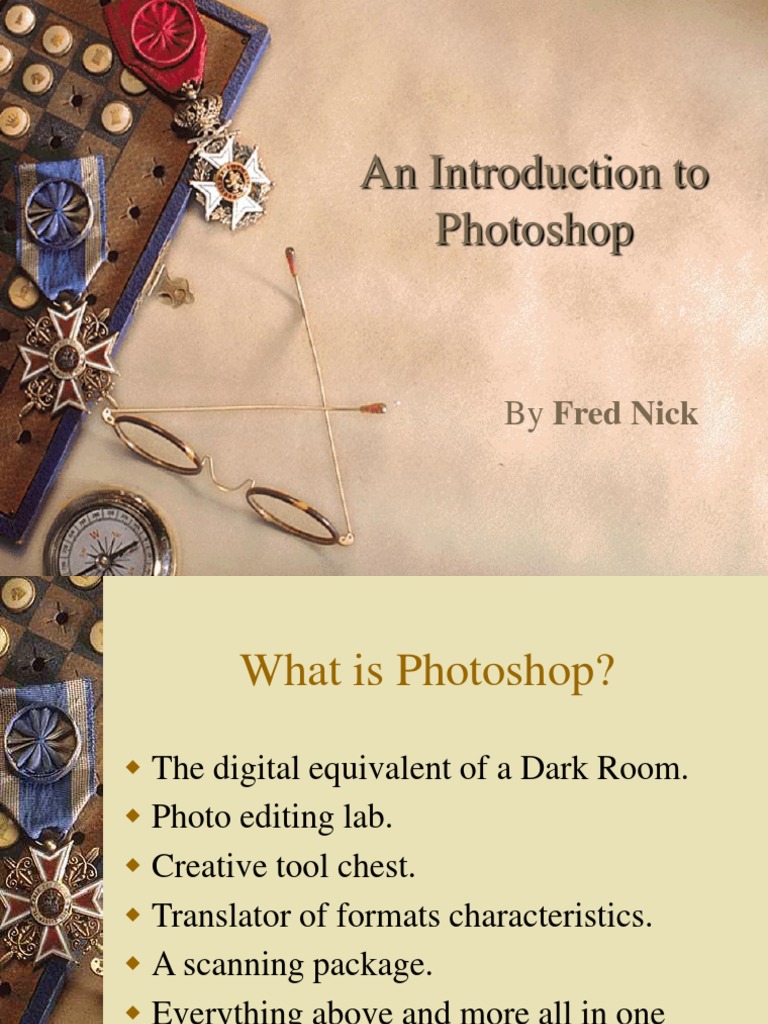 An Introduction To Photoshop | PDF | Adobe Photoshop | Rgb Color Model