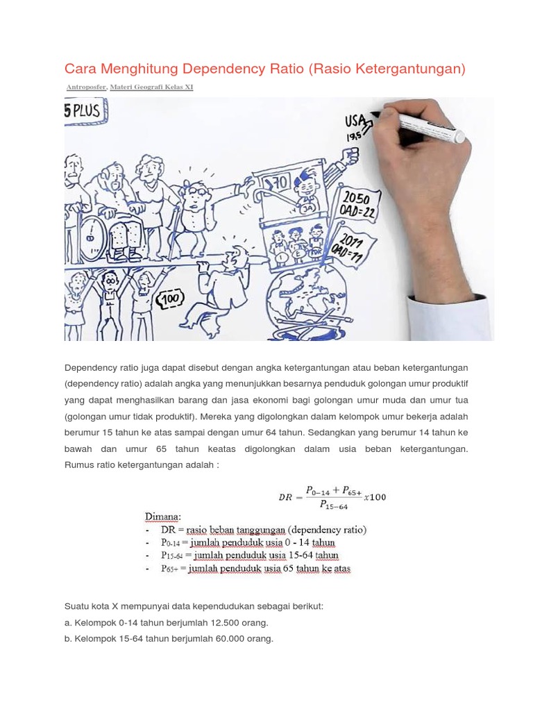 CALCULATING DEPENDENCY RATIO | PDF