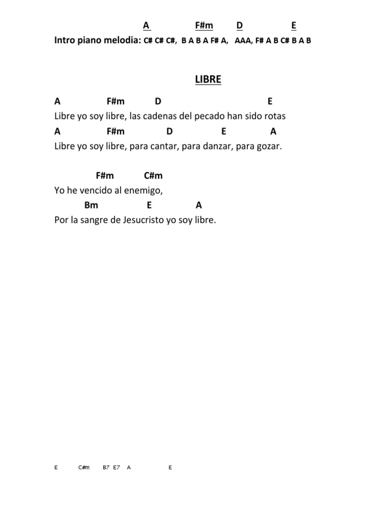 Libre Yo Soy Libre (Juan Carlos) | PDF