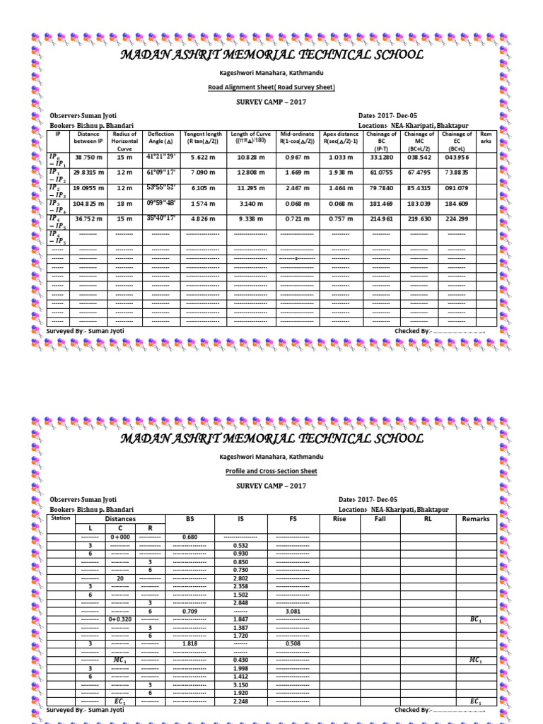 Road Alignment Survey-02 | PDF | Technology & Engineering