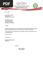 BFP Request Letter | PDF