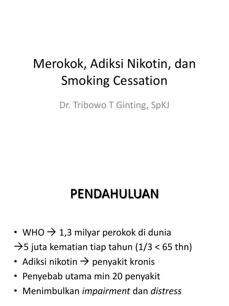 Adiksi Nikotin 1 | PDF