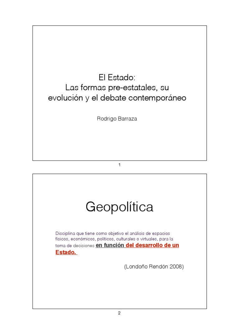 El surgimiento del Estado: evolución de las formas de organización ...