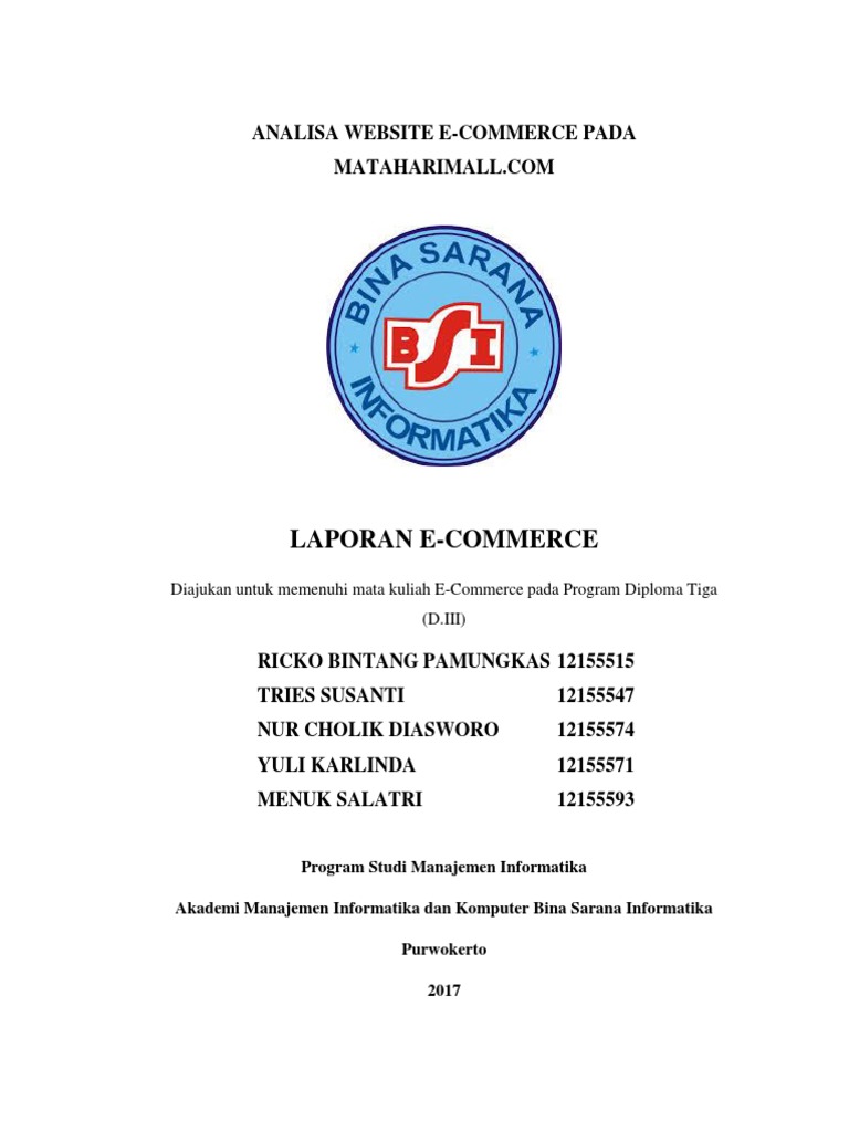 Makalah e Commerce | PDF