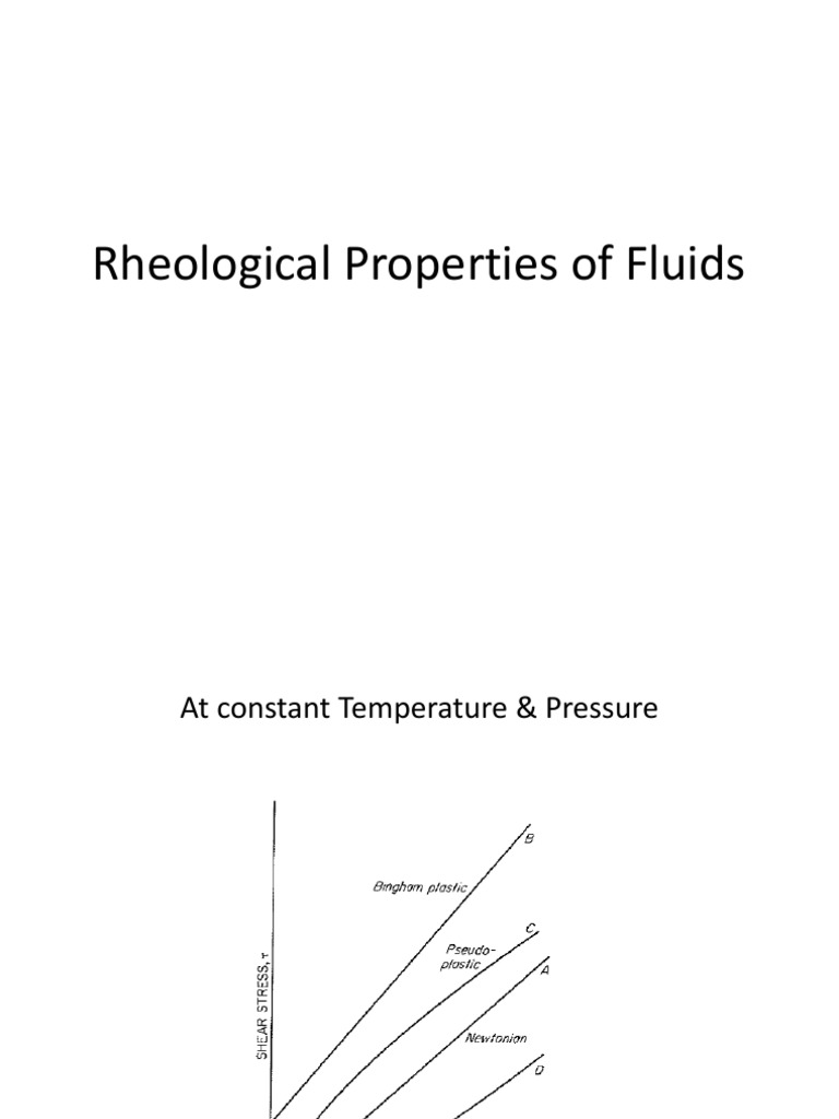 Rheological Properties of Fluids | PDF