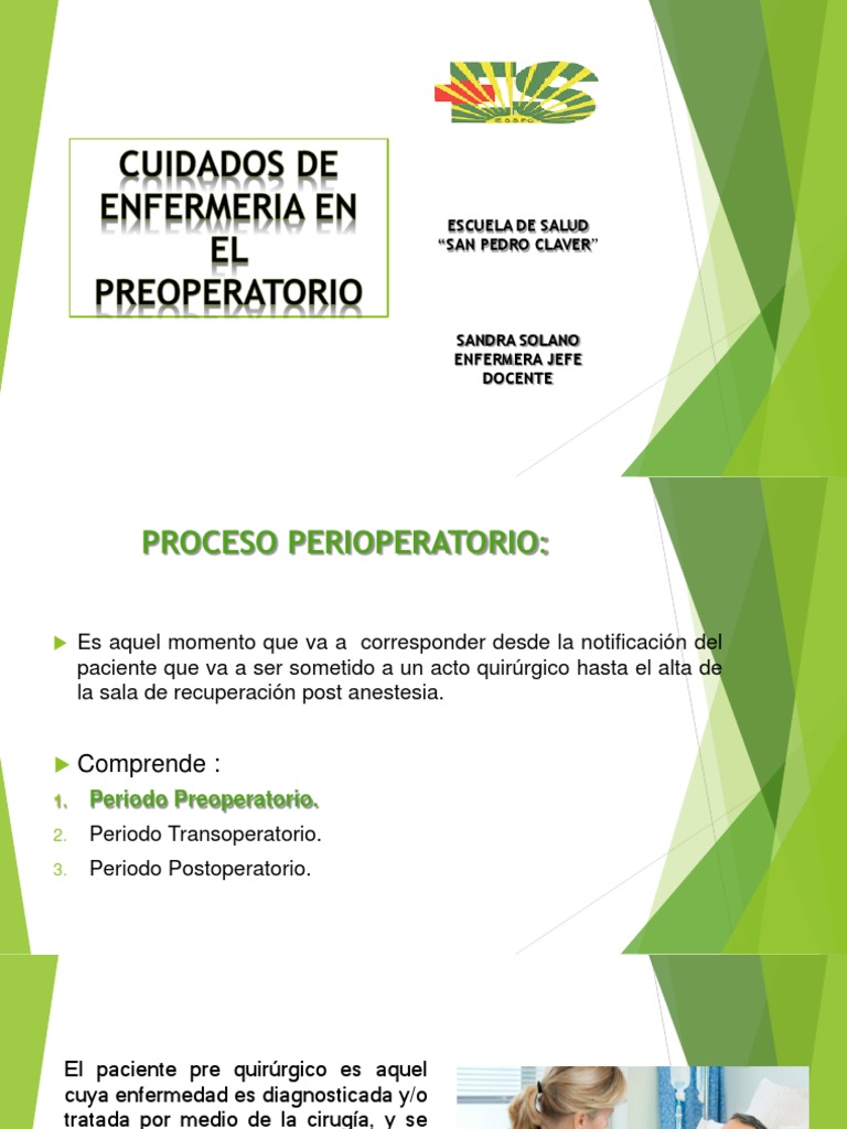 Cuidados Pre-Operatorios | PDF | Cirugía | Consentimiento informado