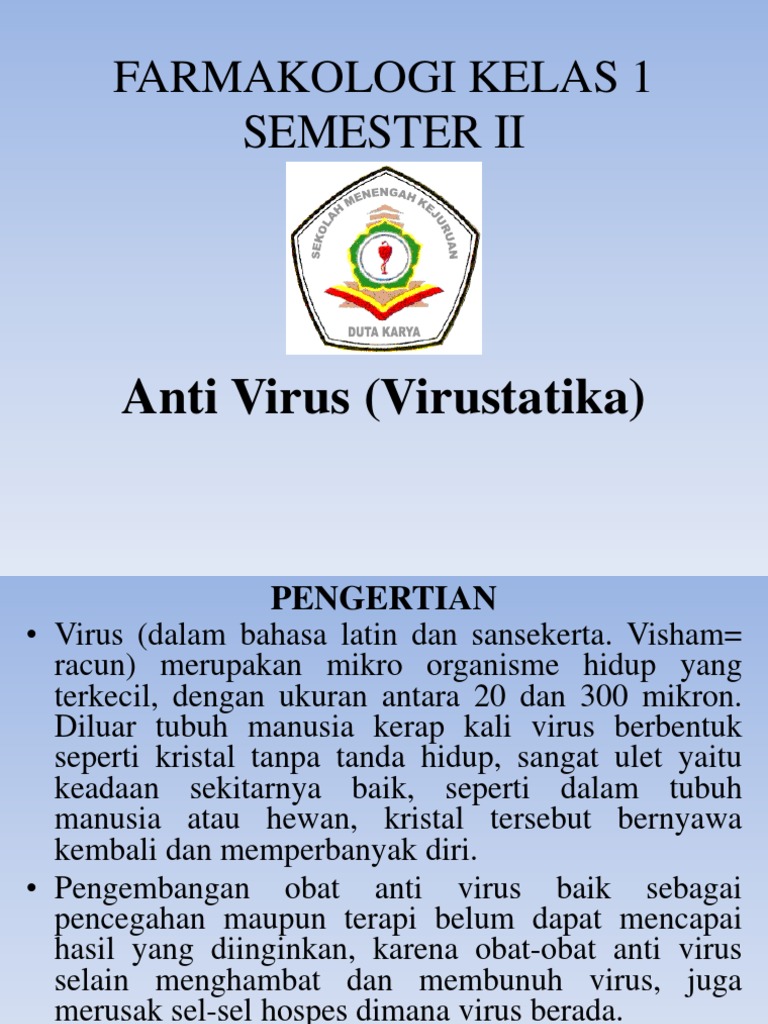Farmakologi Antivirus | PDF