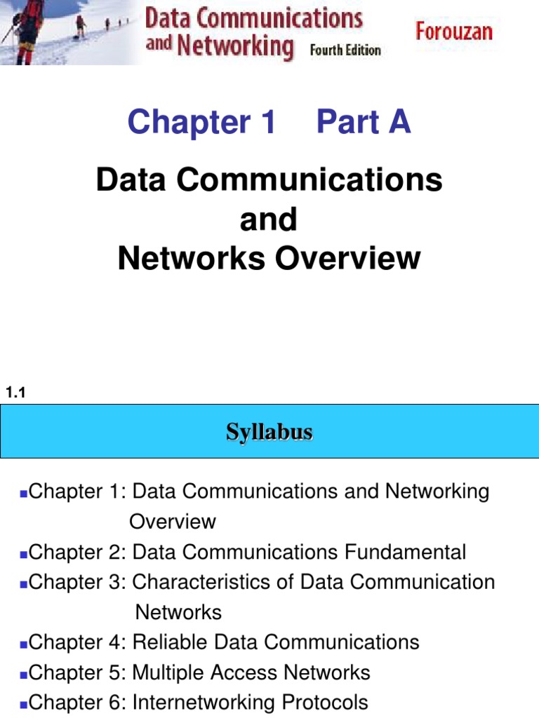 An Overview of Data Communications and Network Fundamentals | PDF ...