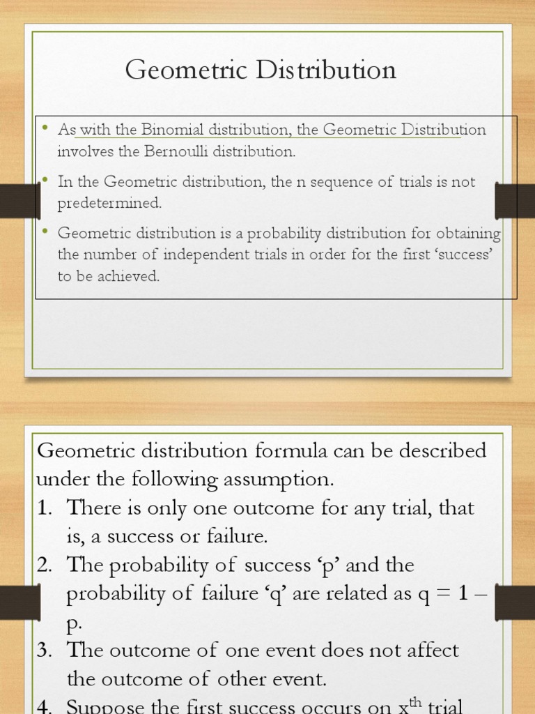 Geometric Distribution | PDF | Expected Value | Probability Distribution