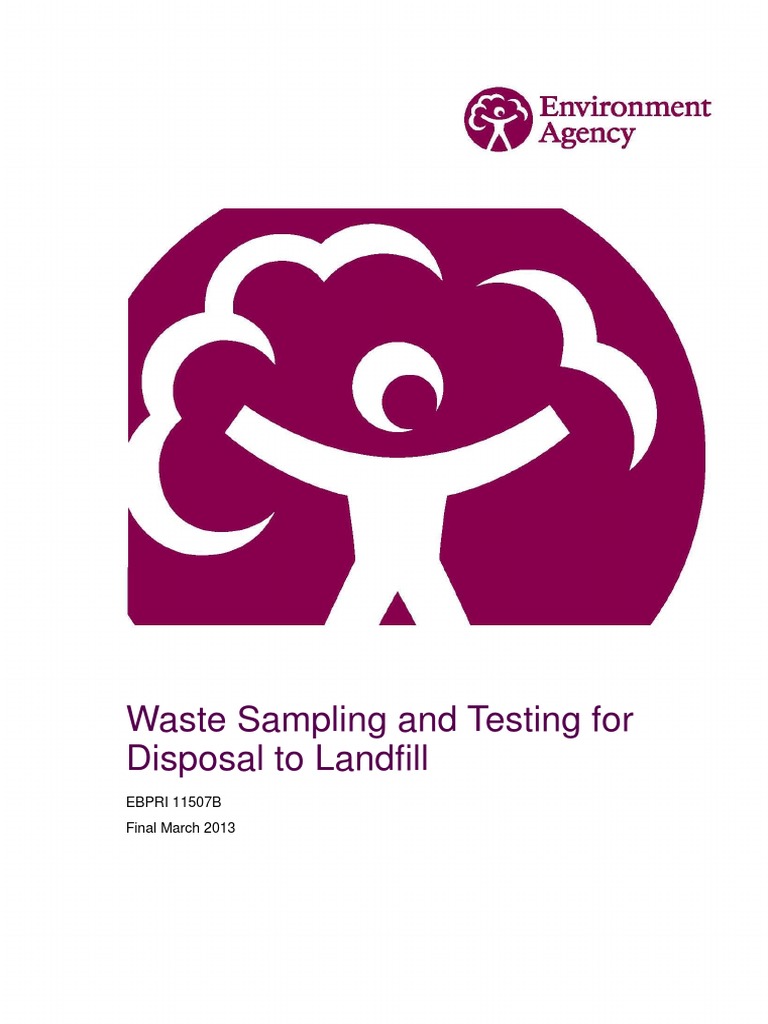 Sampling and Testing of Waste For Landfill PDF | PDF | Landfill | Waste