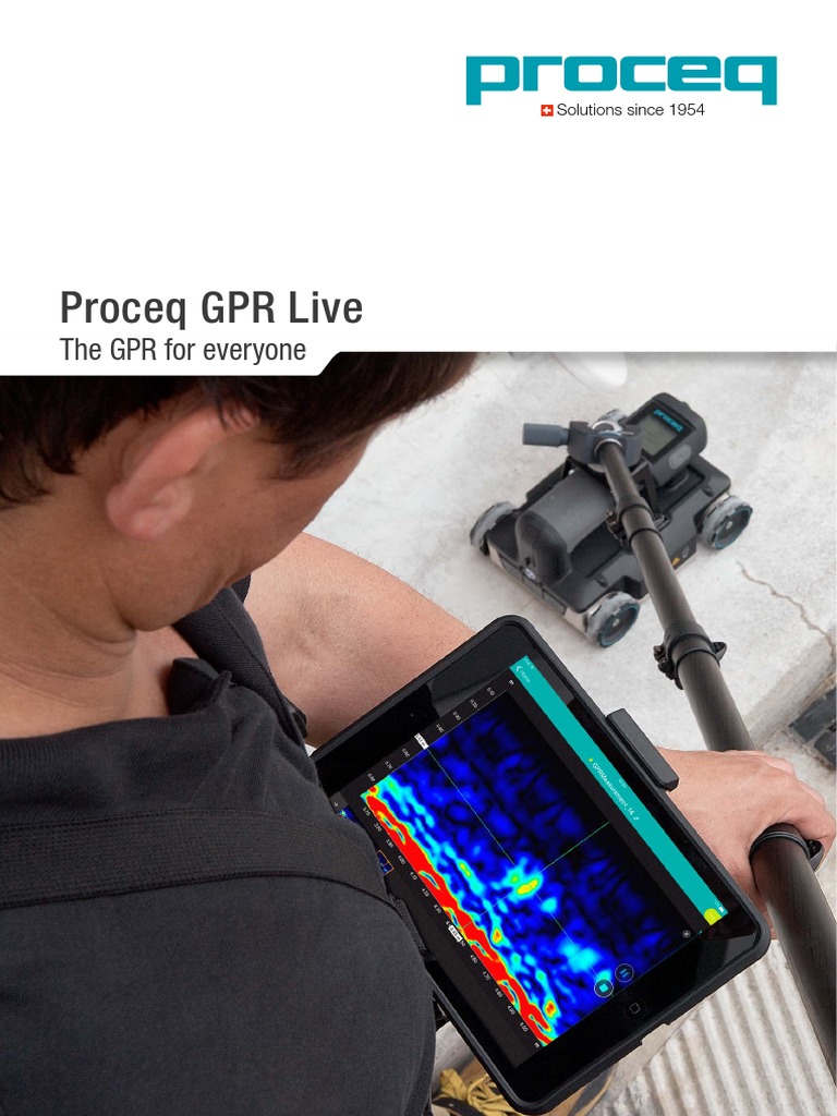 Proceq GPR Live Sales Flyer English - High | PDF | Tablet Computer | I Pad