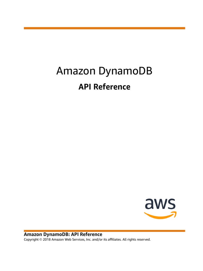 Dynamodb API | PDF | Software Development Kit | Hypertext Transfer Protocol