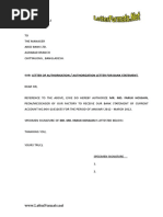 Request for Bank Account Reactivation | PDF