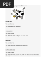 Cows Illustrate Political Ideologies | PDF | Communism | Calf