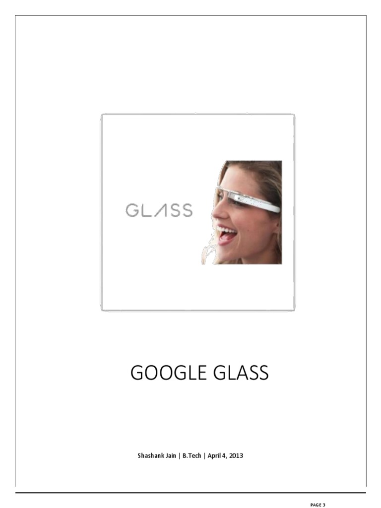 Google Glass: Augmented Reality HMD | PDF | Augmented Reality | Android (Operating System)