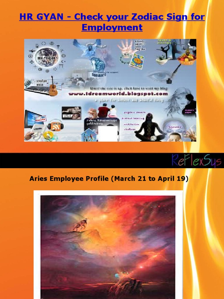 HR GYAN - Check Your Zodiac Sign For | PDF | Employment | Self Esteem