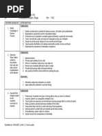 Student Nurse Kardex Sheet