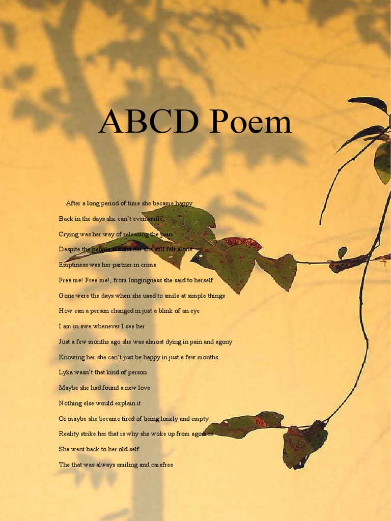 Abcd Poem | PDF | Philippines