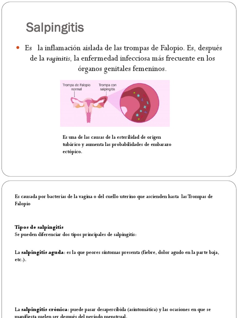 Salpingitis | PDF | Inmunología | Reproducción humana