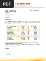 Contoh Pre Order Perusahaan | PDF