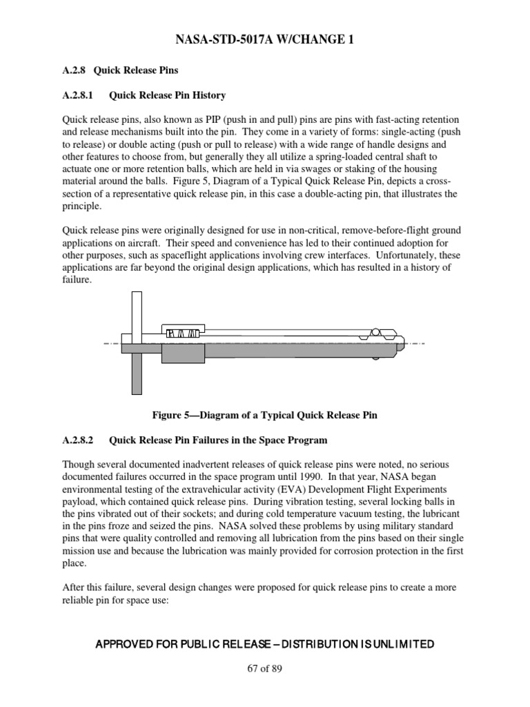 PIP Pin - History | PDF | Hubble Space Telescope | Extravehicular Activity