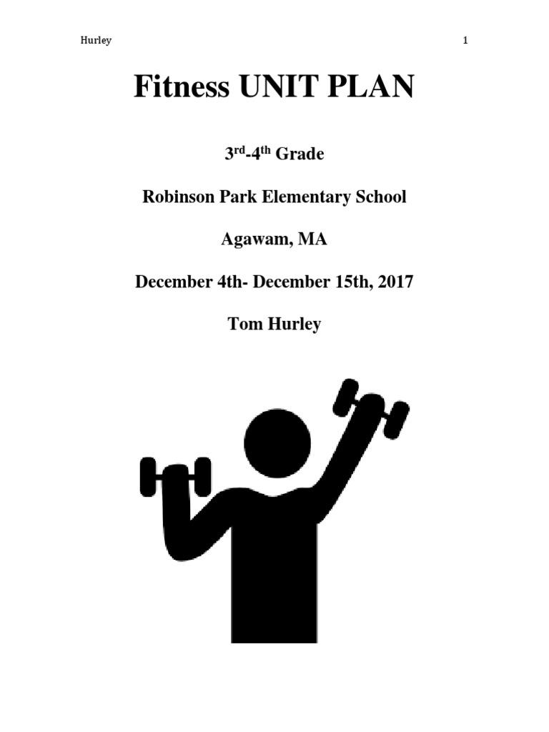 Final Fitness Unit Plan | PDF | Educational Assessment | Lesson Plan