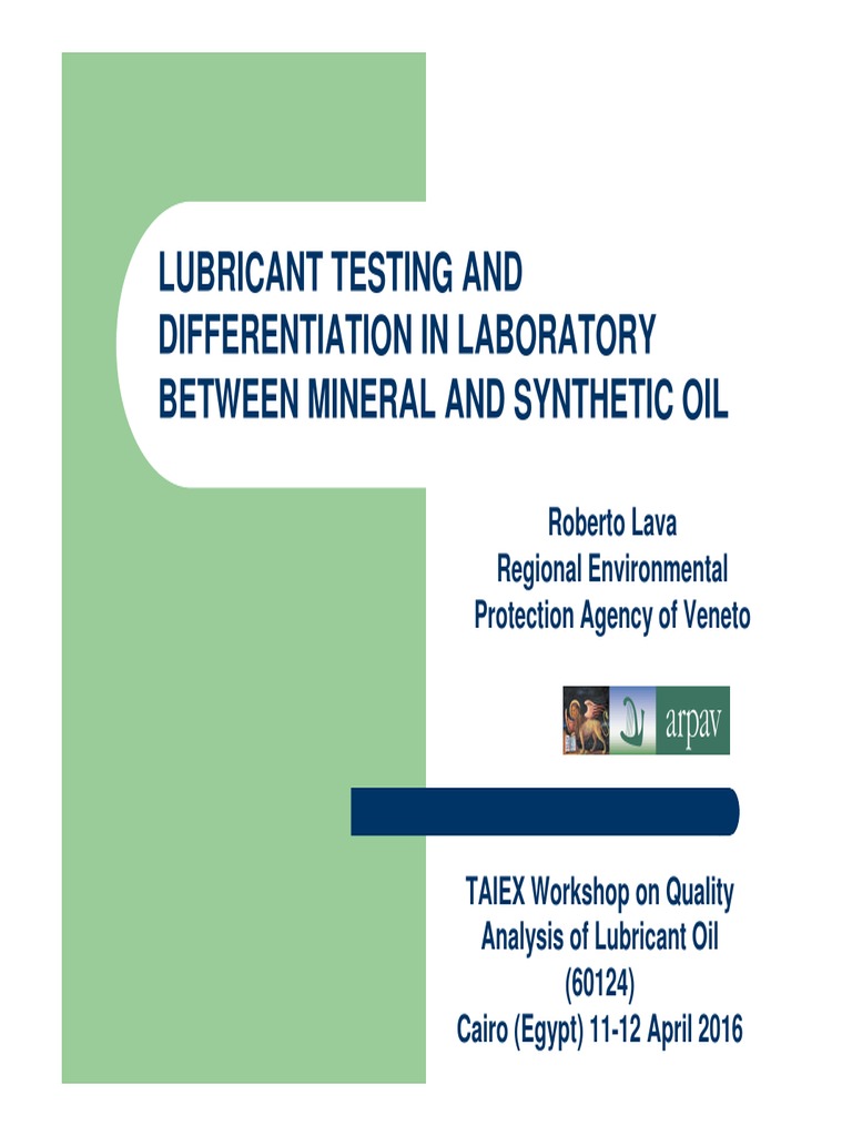 Lubricant Chemistry Testing Overview | PDF | Gas Chromatography | Lubricant