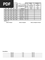 Cluedo Rooms and Weapons List | PDF | Board Games | Tabletop Games