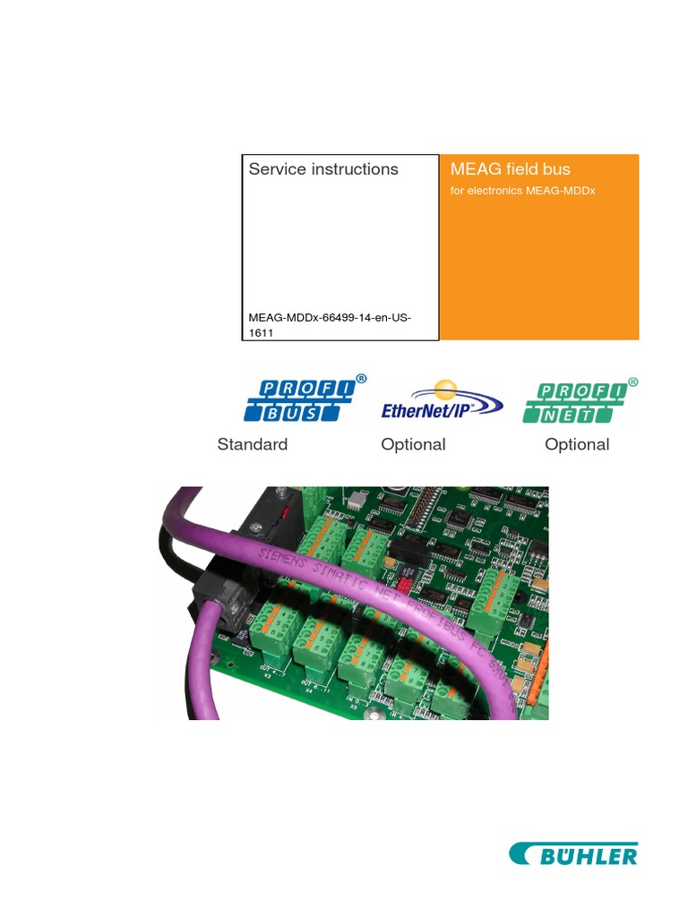 Profinet Manual MEAG BUHLER | PDF | Input/Output | Bit