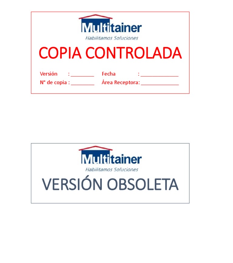 Modelos de Sellos para Copia Controlada | PDF