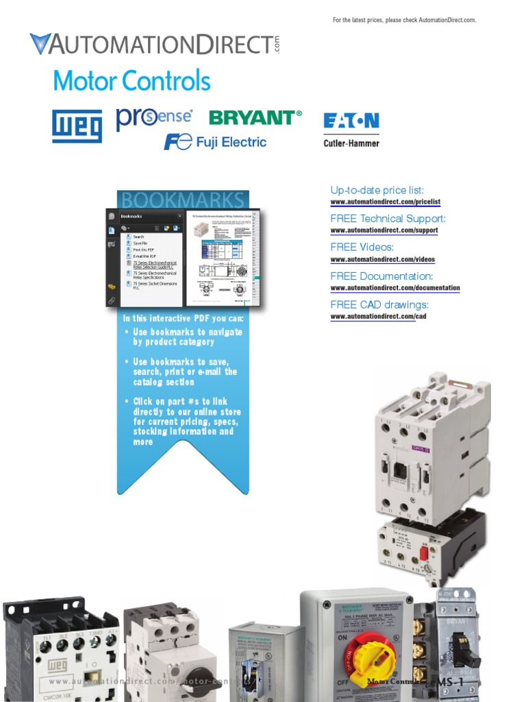 Motor Controls | PDF | Relay | Mains Electricity
