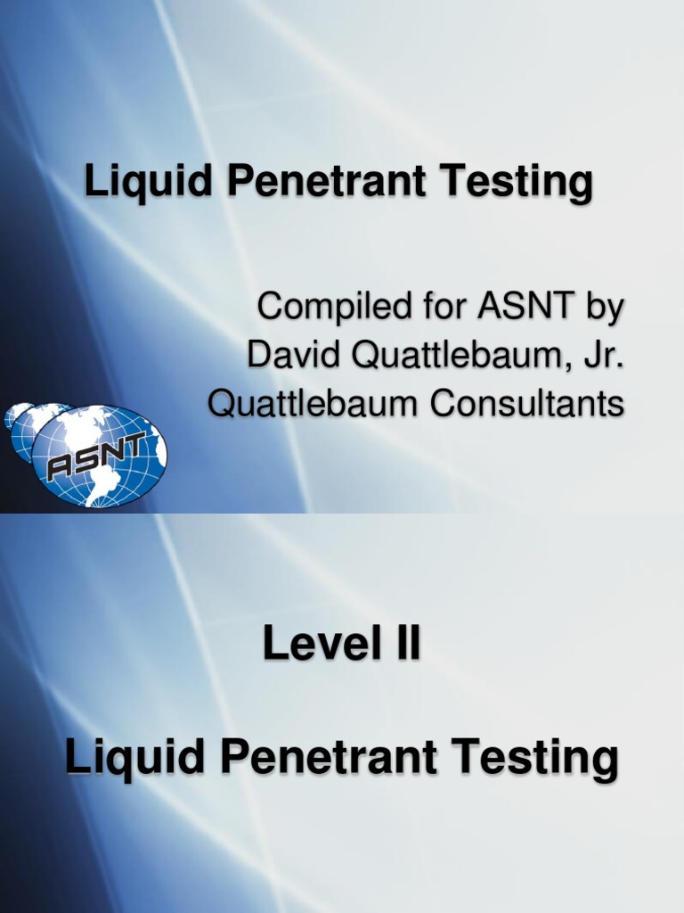 PT Level II | PDF | Casting (Metalworking) | Fatigue (Material)