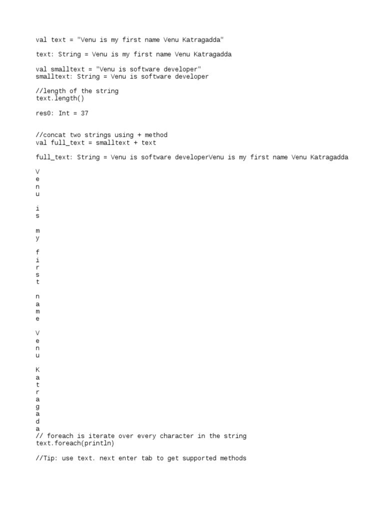 Scala Tutorials | PDF | Boolean Data Type | Variable (Computer Science)