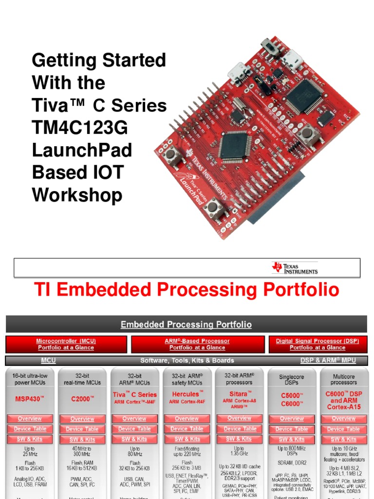 Tiva C Series LaunchPad | PDF | Microcontroller | Digital Electronics