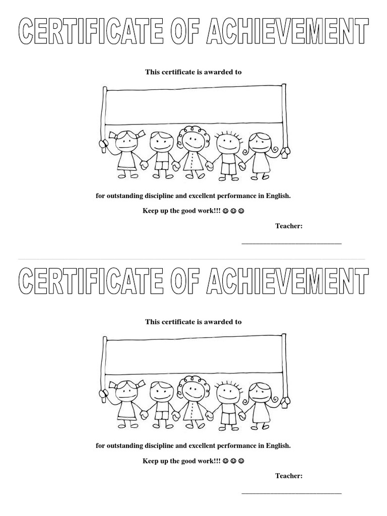 Certificate of Achievement | PDF